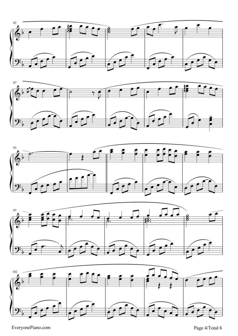 《千与千寻》片尾曲《Always With Me》钢琴版，附谱|学琴记